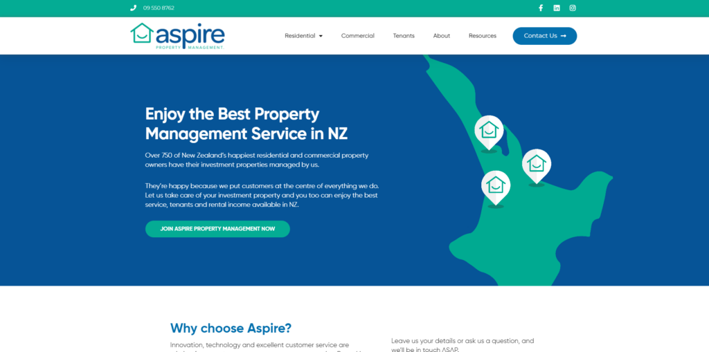 Aspire Property Management | Digital Refinery